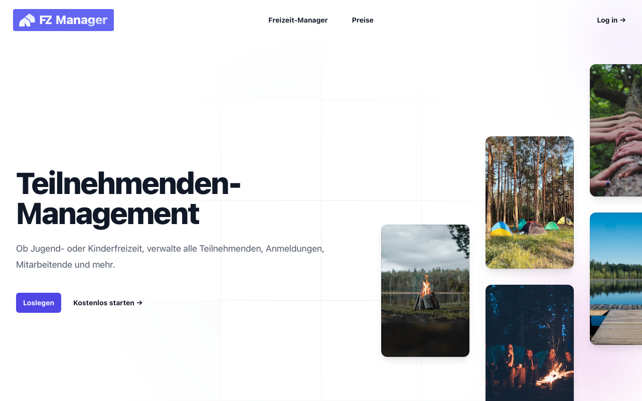 Jugend- und Kinderfreizeiten mit Leichtigkeit verwalten